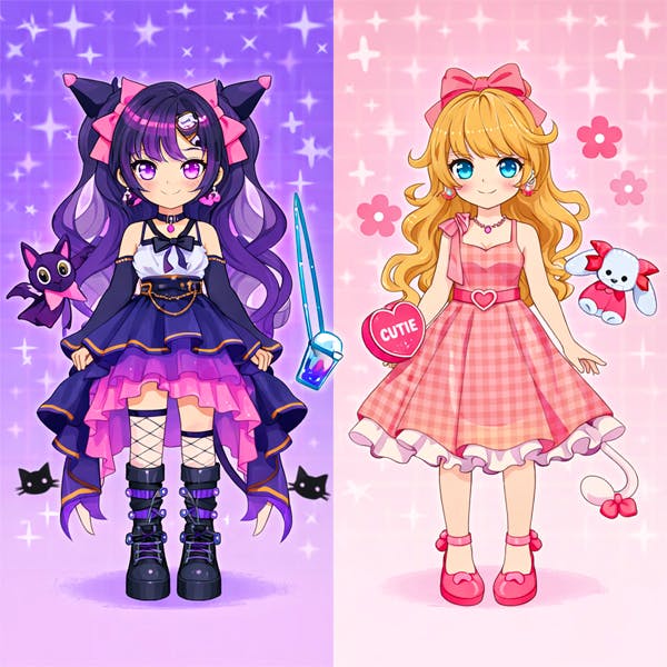 Idol Livestream: Doll Dress Up 🕹️ Play Now for Free | RocketGames