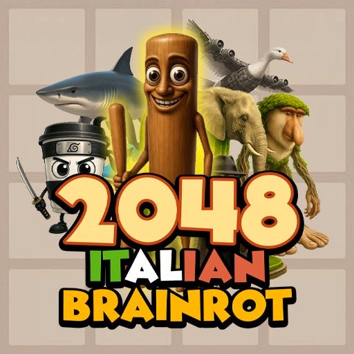 Italian Brainrot 2048 🕹️ Play Now for Free | RocketGames