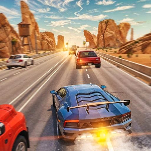 Lambo Traffic Racer 🕹️ Play Now for Free | RocketGames