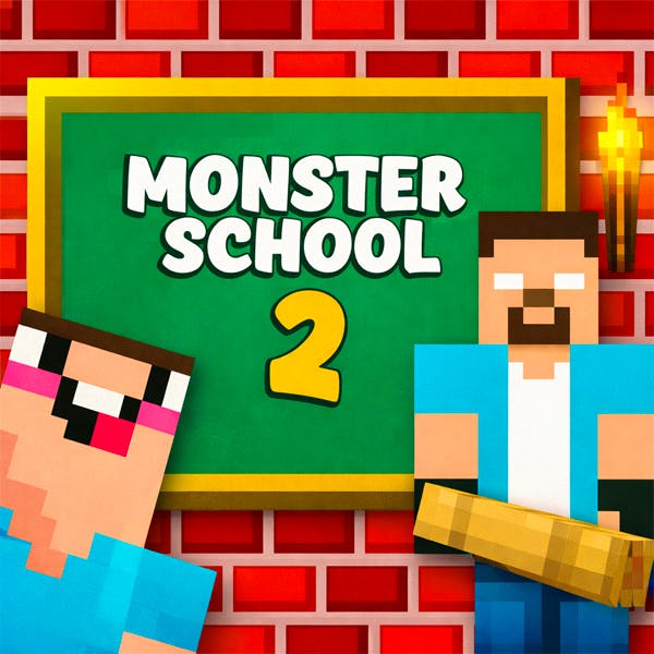 Monster School 2 🕹️ Play Now for Free | RocketGames