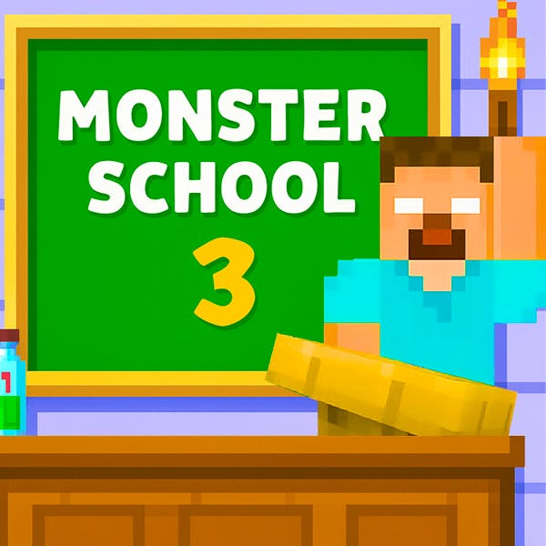 Monster School 3 🕹️ Play Now for Free | RocketGames